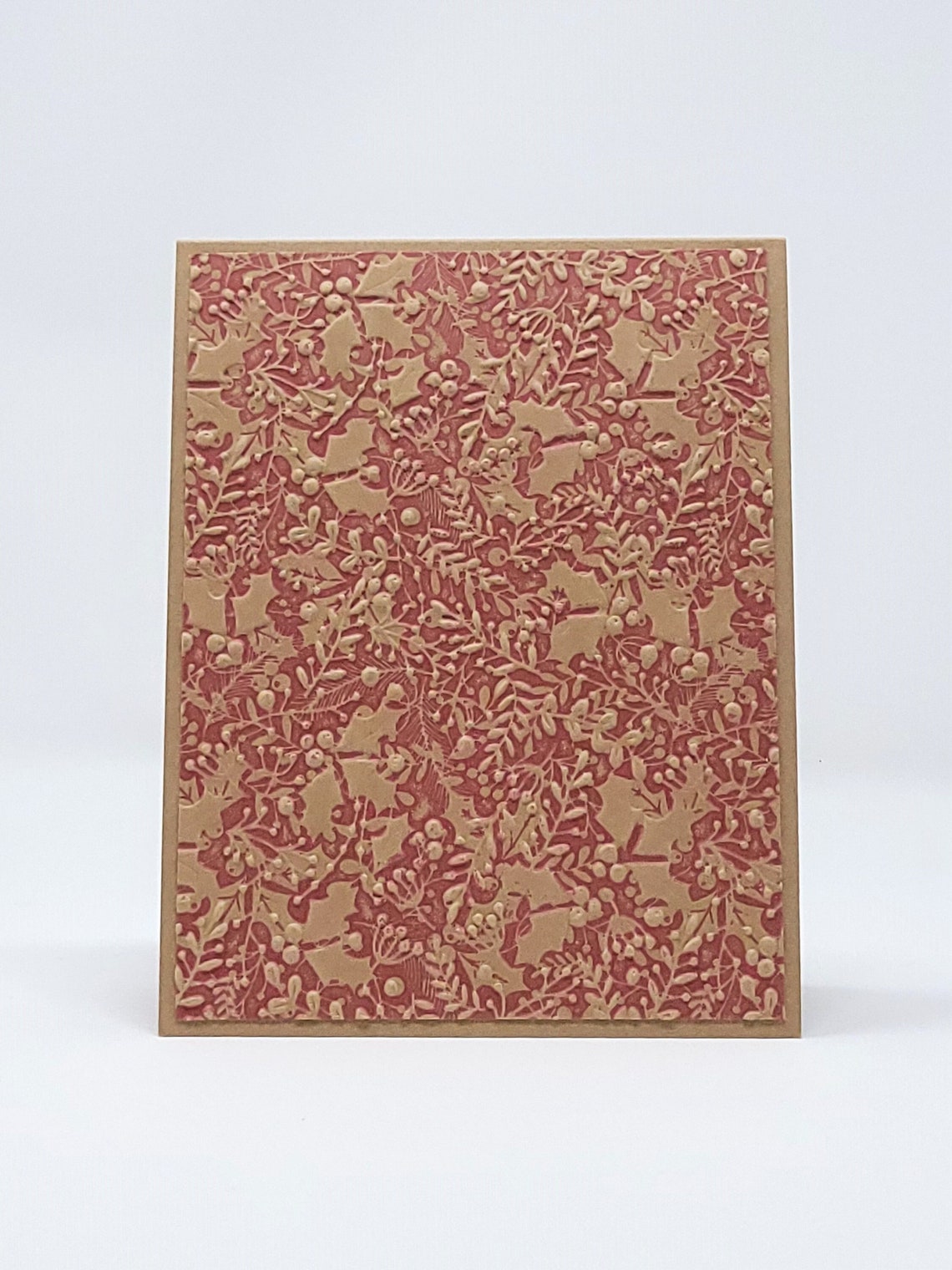 3D Embossed Inked Handmade Christmas Cards, Single or Boxed Set,winter ...