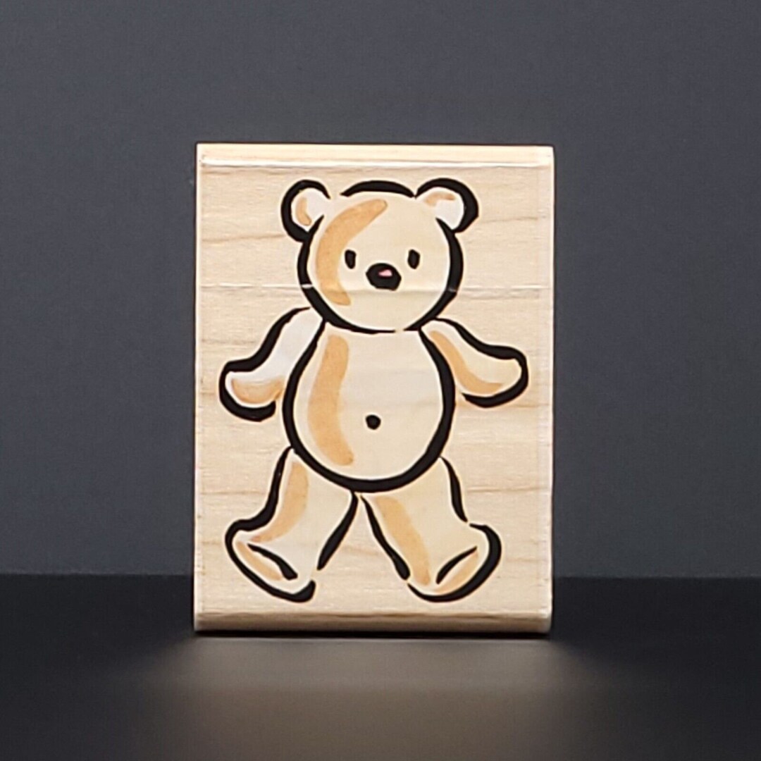 Rubber Stampede Baby Bear Rubber Stamp A2273D Stuffed Teddy Kids Baby ...
