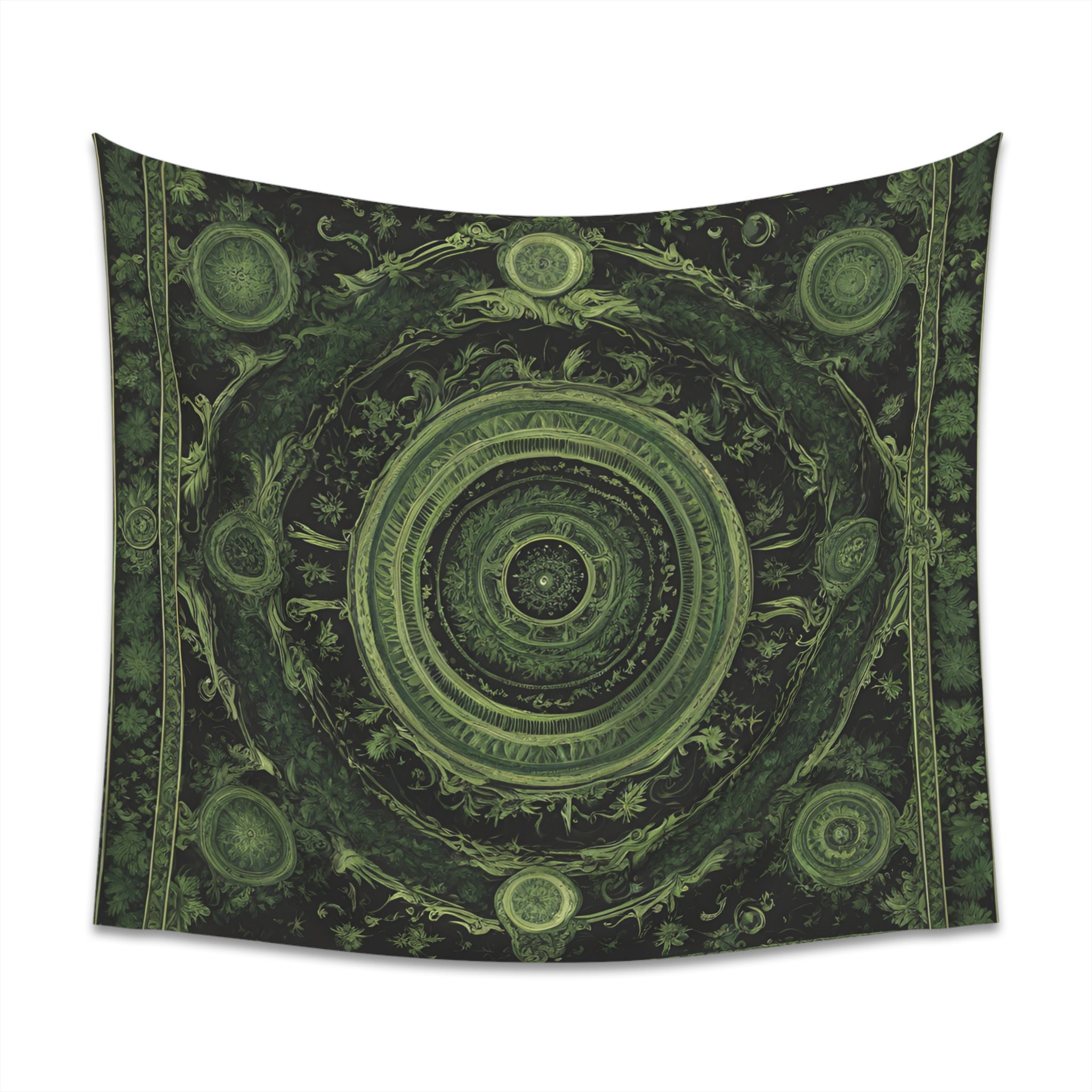 Green Tapestry - Etsy