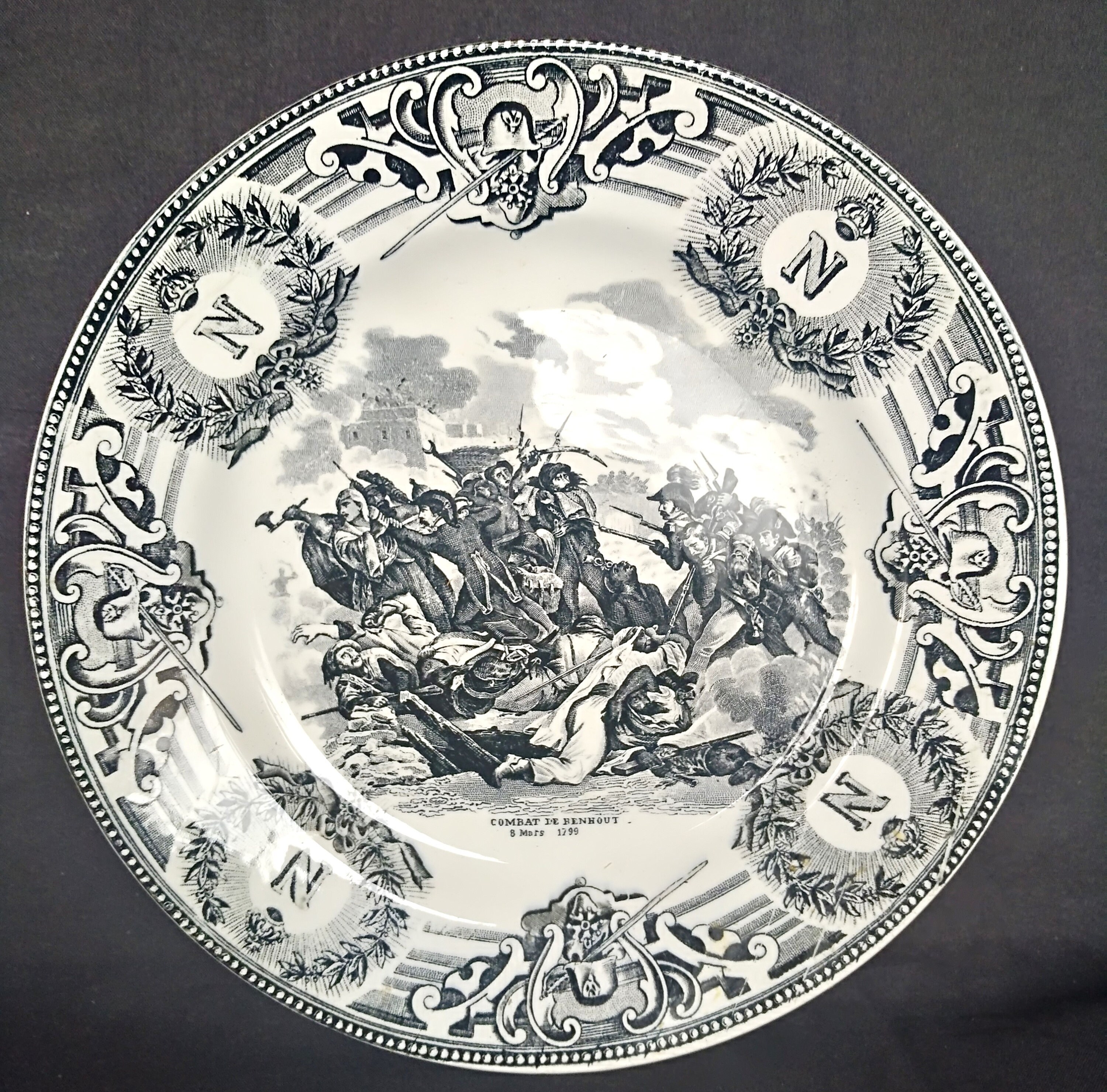Set of Antique Napoleon Bonaparte Plates Combat De Benhout - Etsy