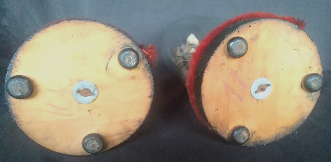 Two Hand-blown Glass Clocks, Globes, Bell Jars, With Nicely Decorated ...
