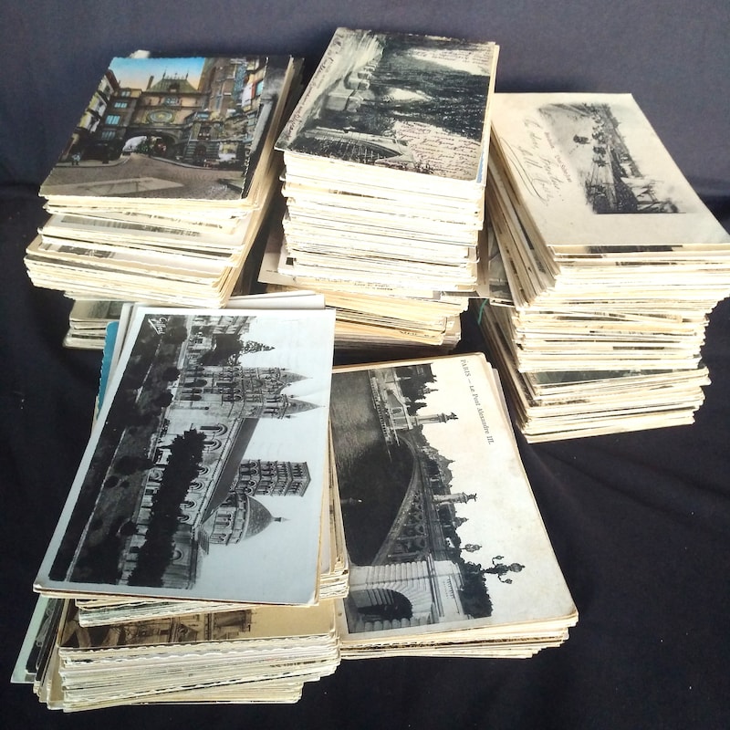 Paris Postcards - Etsy