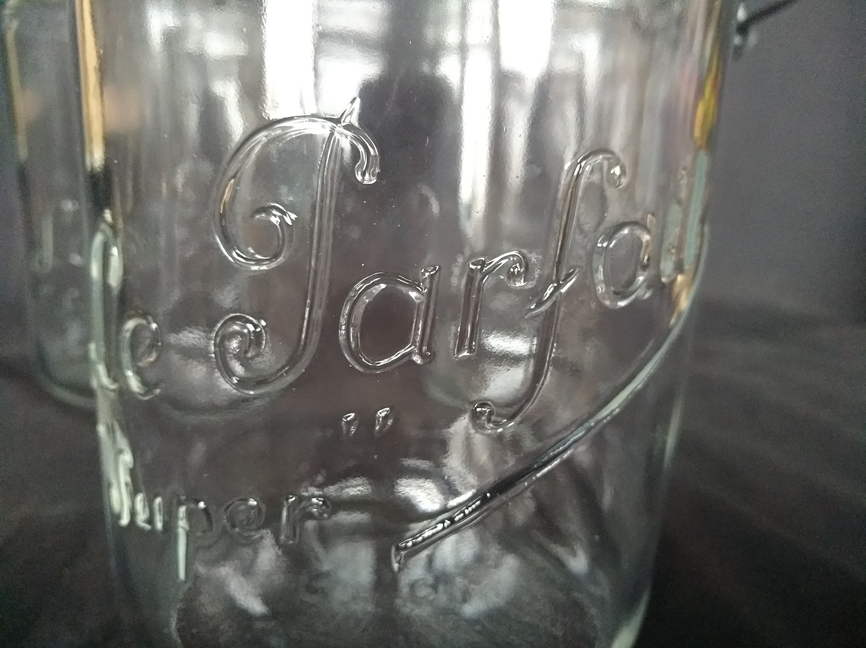 Le Parfait "super" Wire Clamp Jar 1 Liter, Storage Jar, Sterilization ...