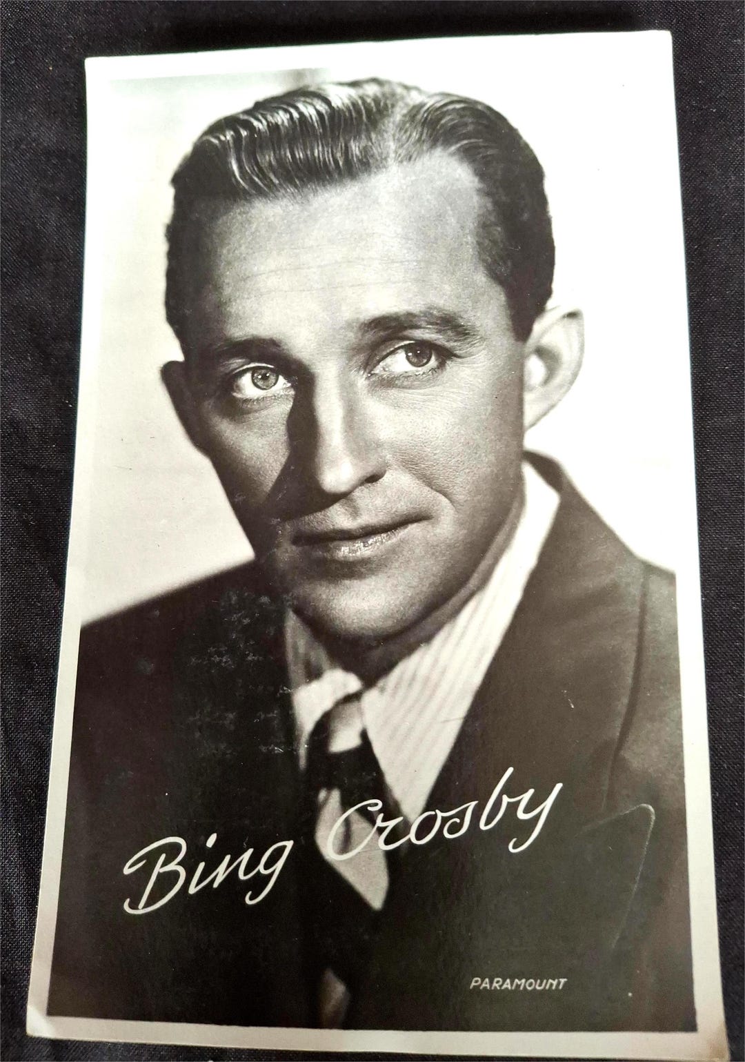 Beautiful Photo, Postcard of Bing Crosby, A Singer Actor From the 40s ...