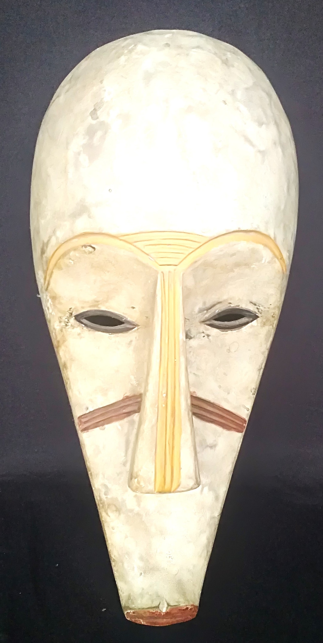 Fang Mask Gabon, Carved Wooden Mask, Tribal Mask, Tribe of the Ngil ...