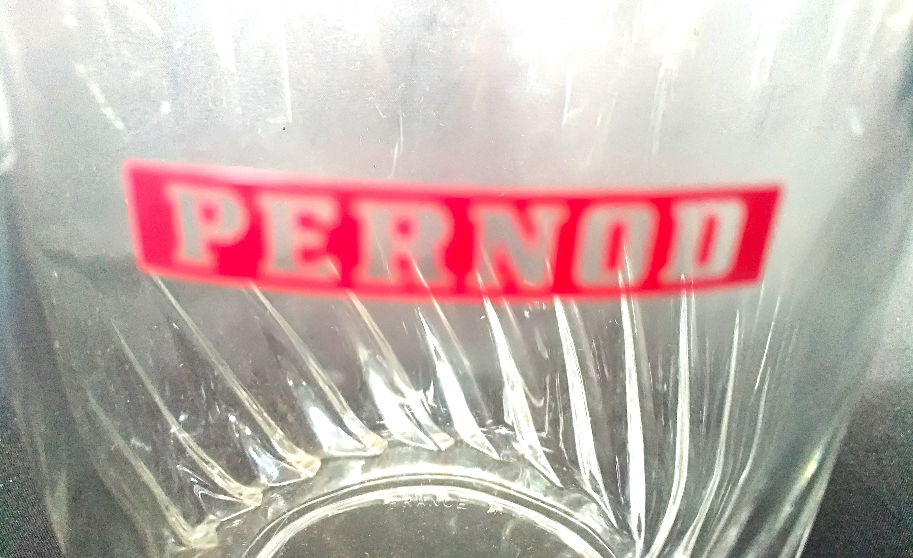 Vintage Pernod Glass Ice Bucket, Spiritueux Anisette, Pernod Et Fils ...