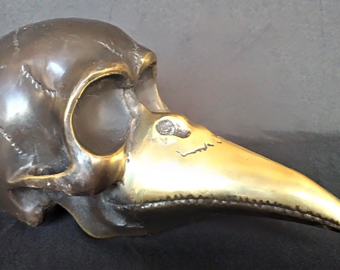 Bronze Beak Figure of the Dayak From Borneo. Mythical Half Human Half ...