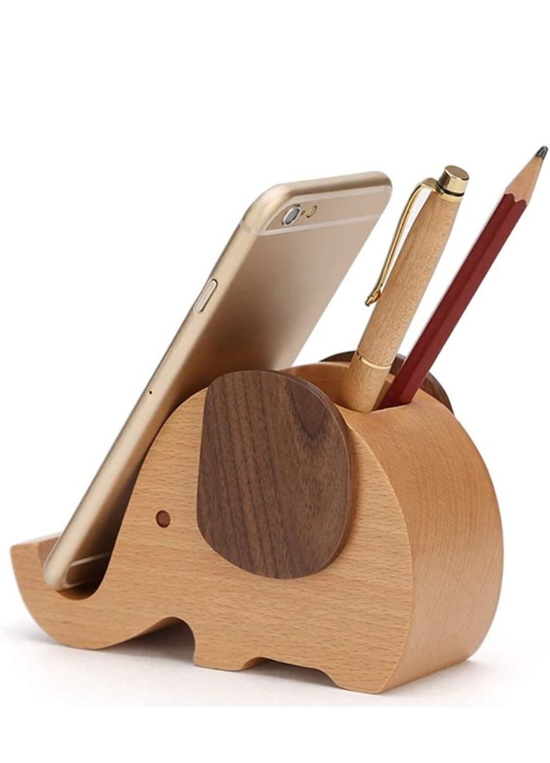 Wooden Pen Phone Stand Elephant Phone Holder,phone Stand,desk ...