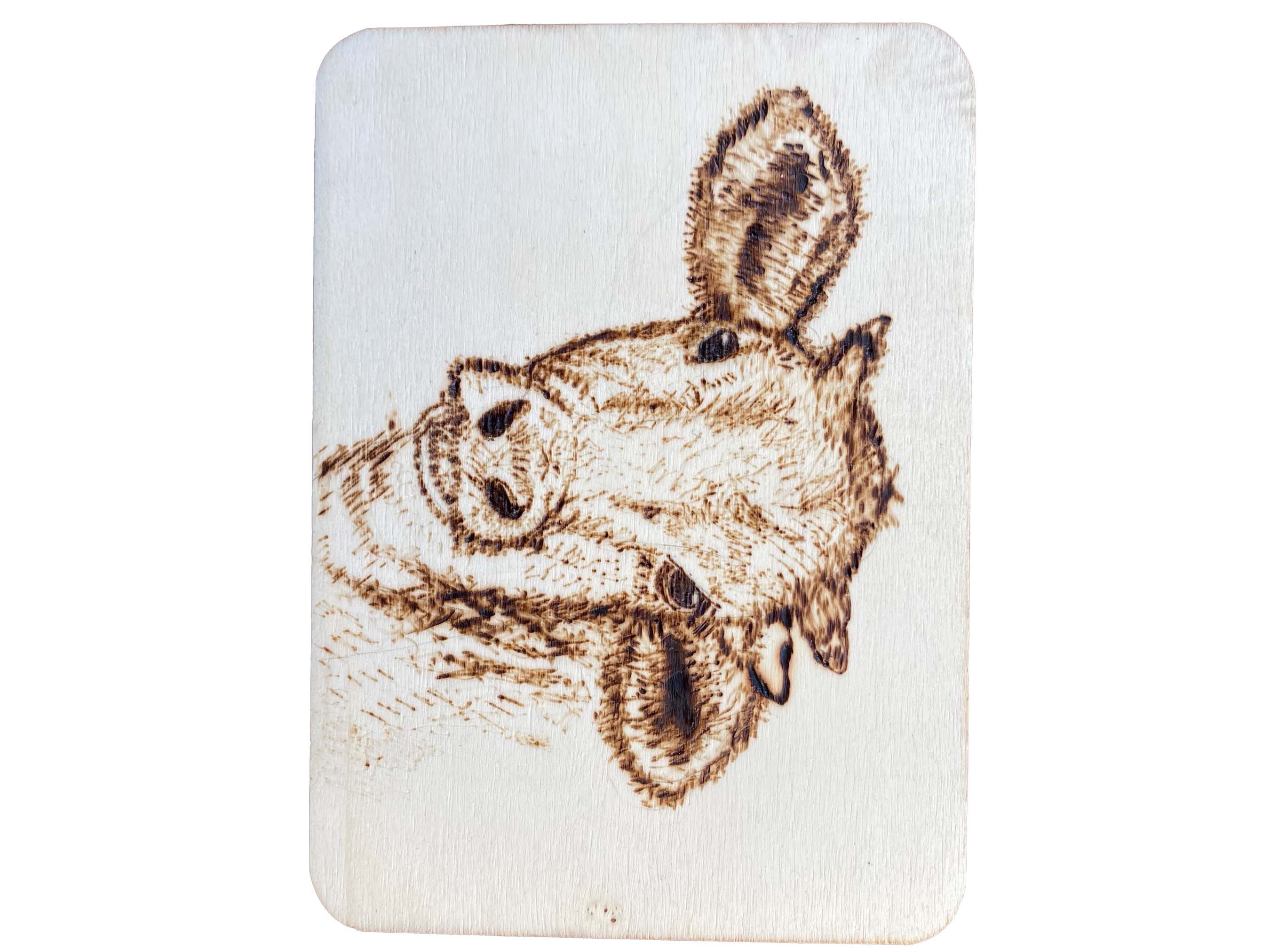 Cow Pyrography Portrait - Etsy