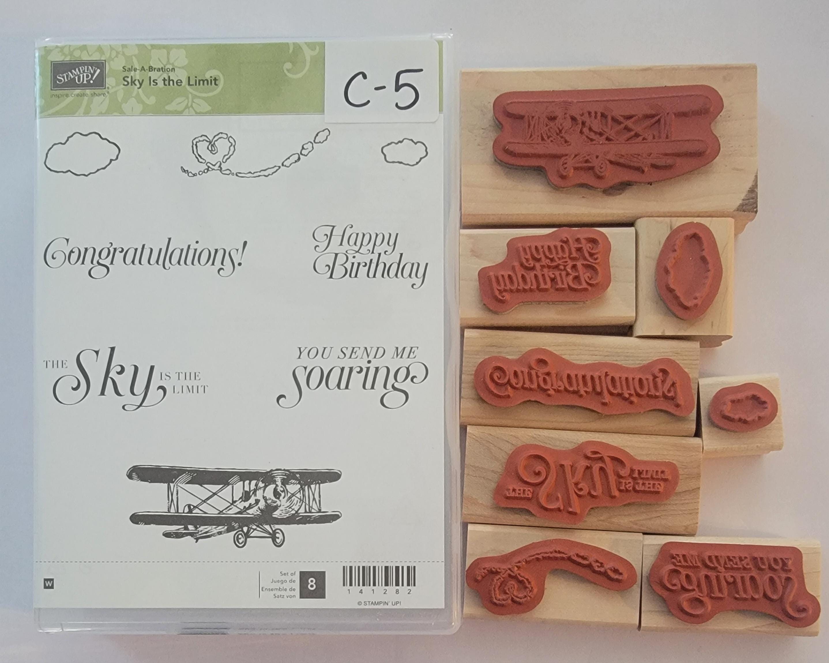 Stampin' Up! Stamp Sets-rubber Stamps, Preowned-new/like New ...