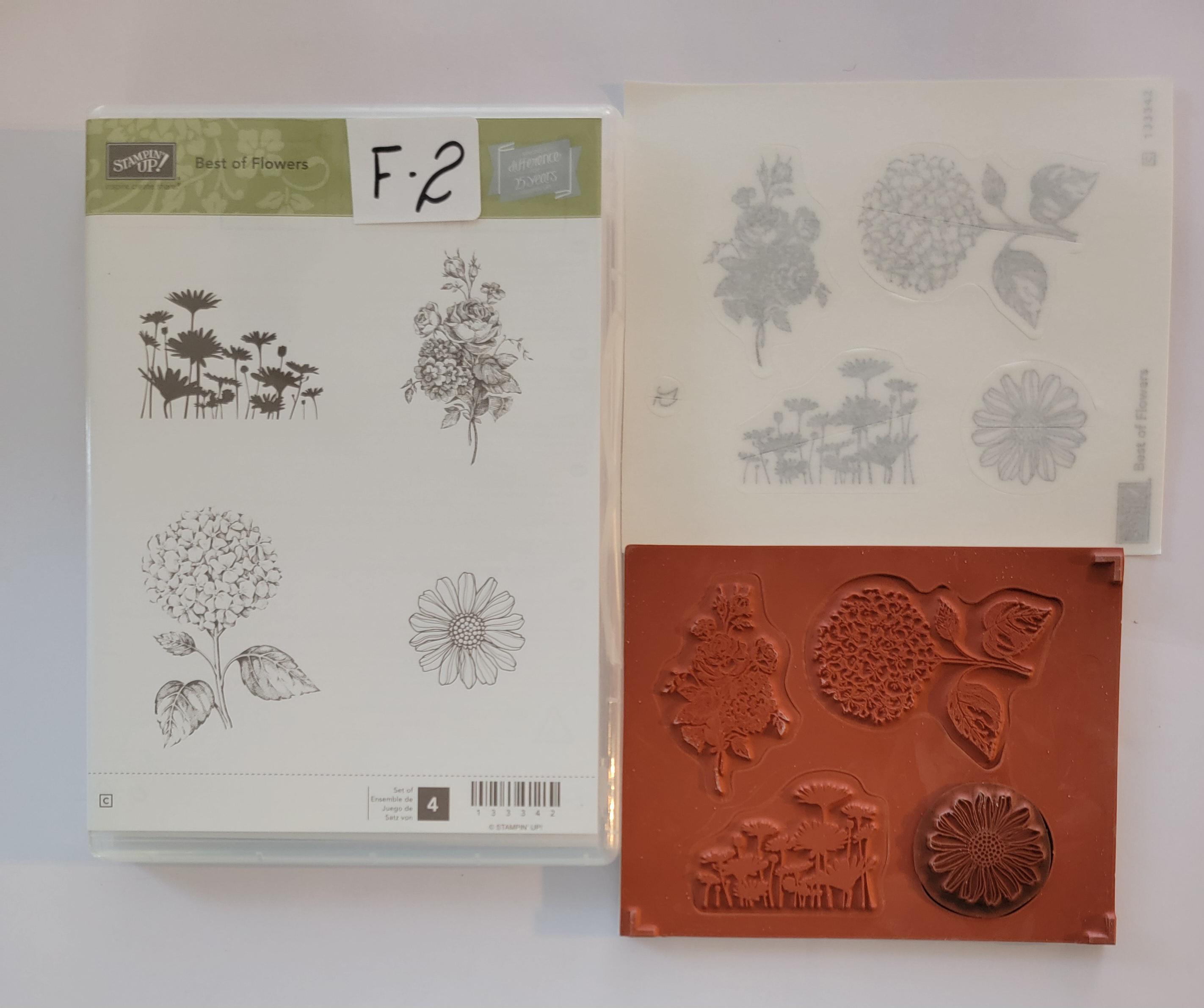 Stampin' Up! Stamp Sets-rubber Stamps, Preowned-used/like New ...
