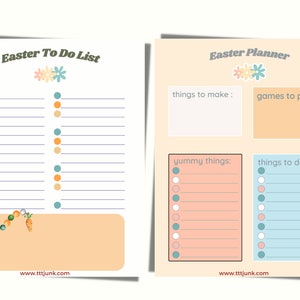 Printable Planner for the Perfect Easter Celebration! - Etsy
