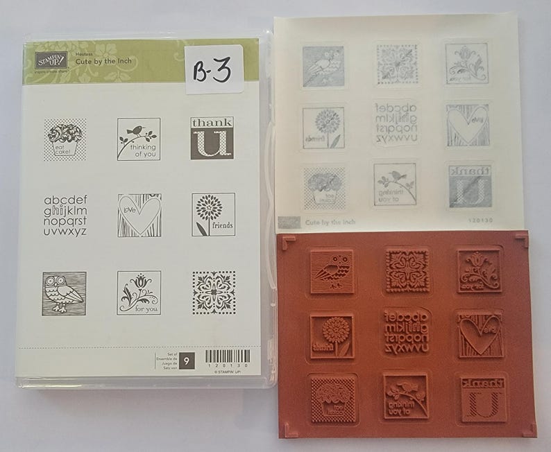 Stampin' Up! Stamp Sets-rubber Stamps, Preowned-new/like New ...