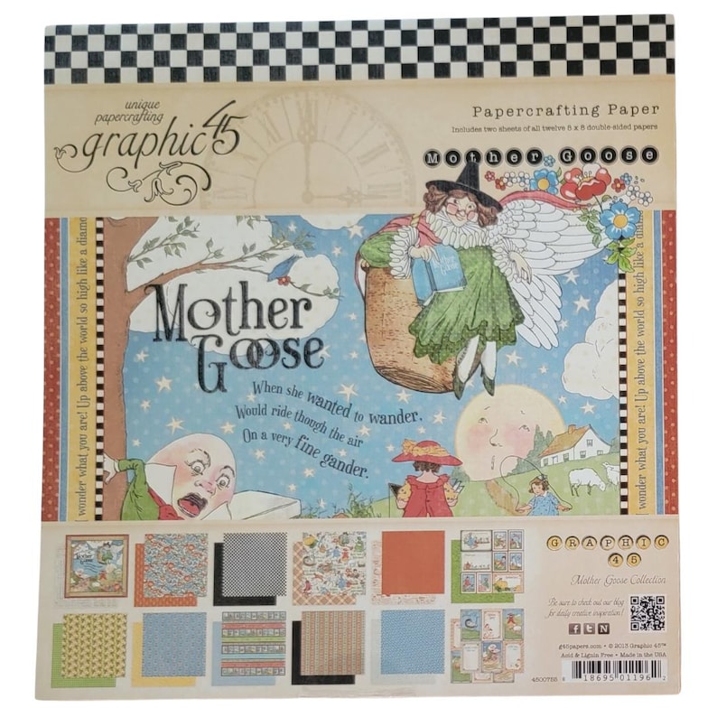 Graphic 45 8x8 Paper Pads - Choose From 9 Different Paper Crafting ...
