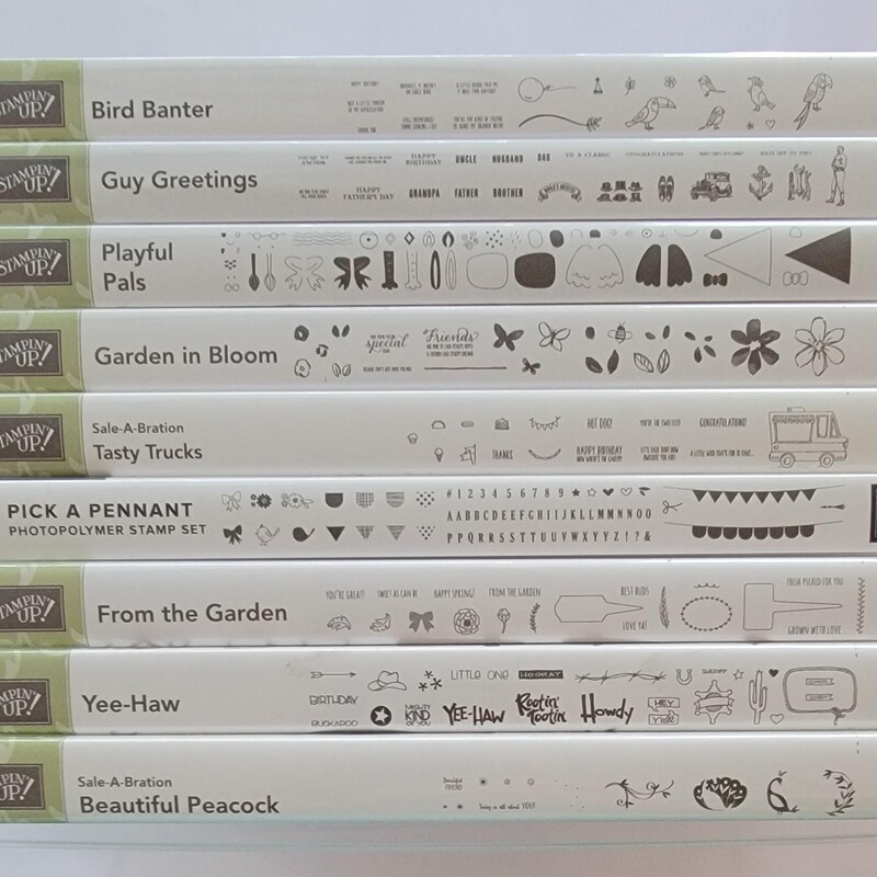 Stampin up Retired Stamps - Etsy