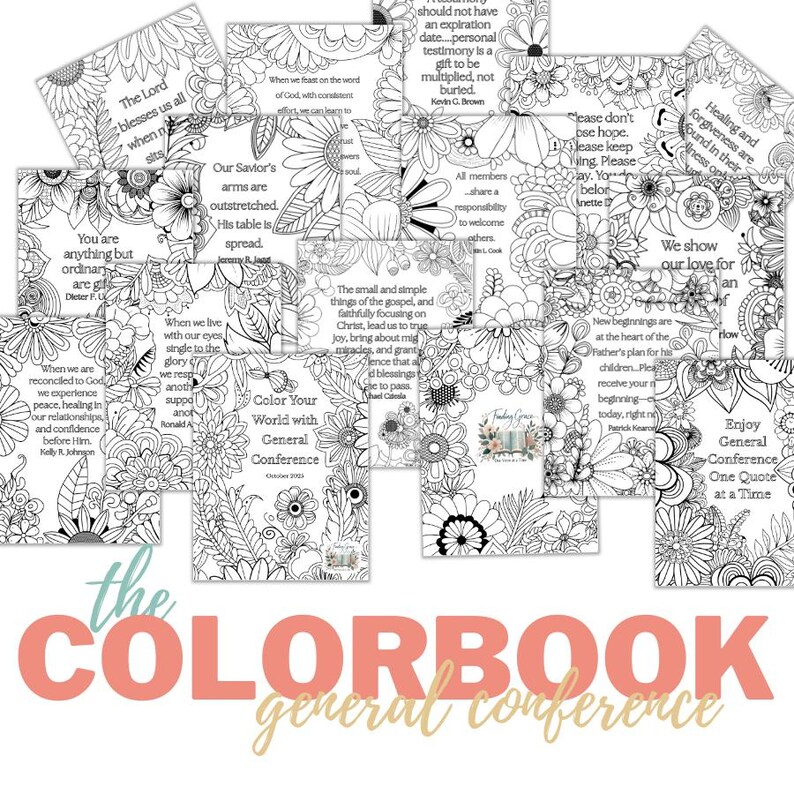 LDS October 2025 Coloring Book | Oct 2025 General Conference ...