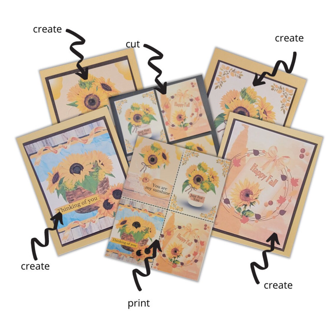 Printable Card Fronts - Etsy