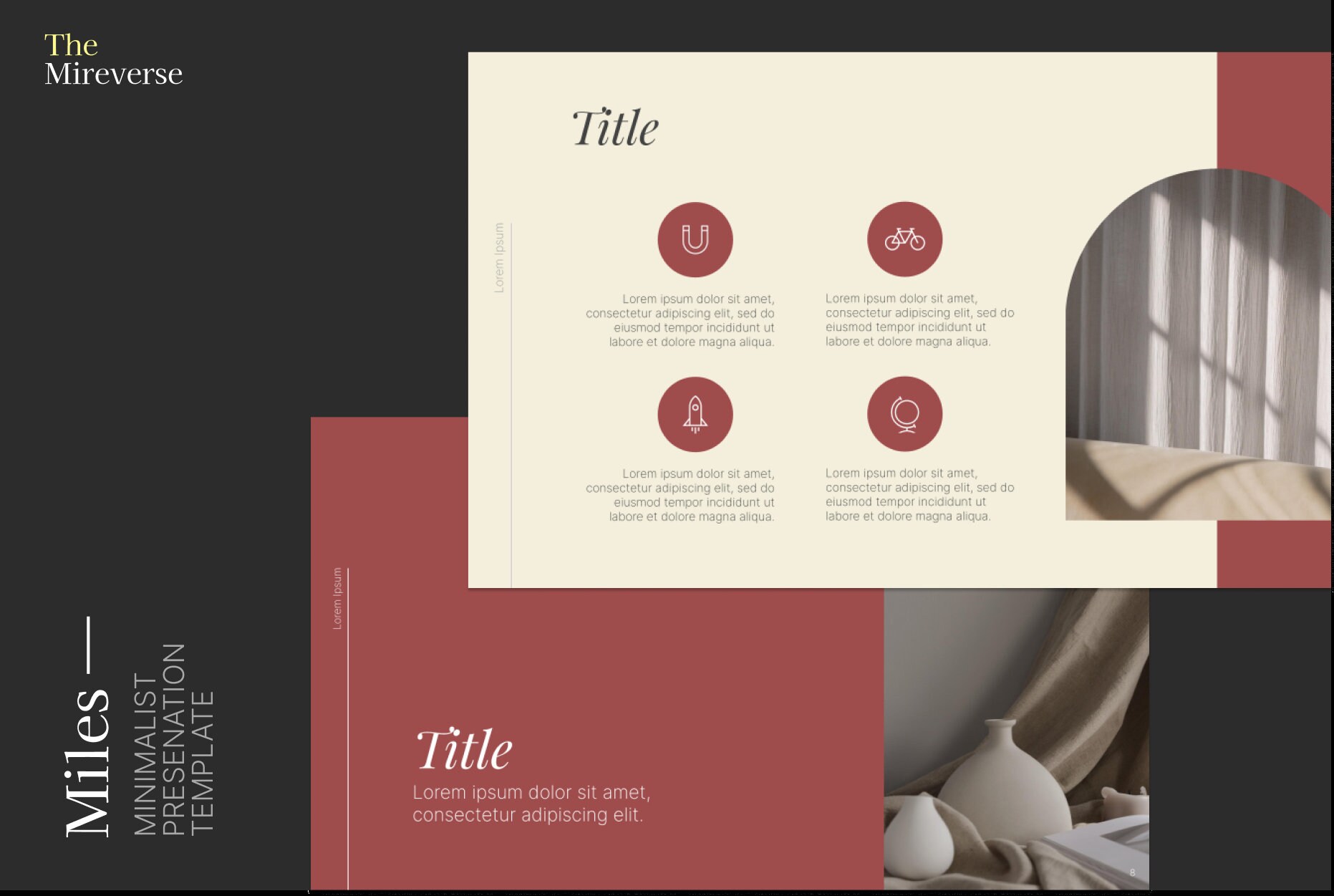 Plantilla de PowerPoint / Google Slides minimalista y elegante - Etsy ...