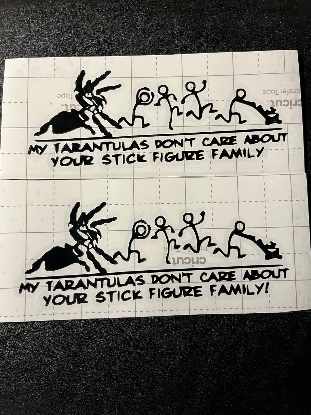 Tarantula Stick Figure Decal - Etsy