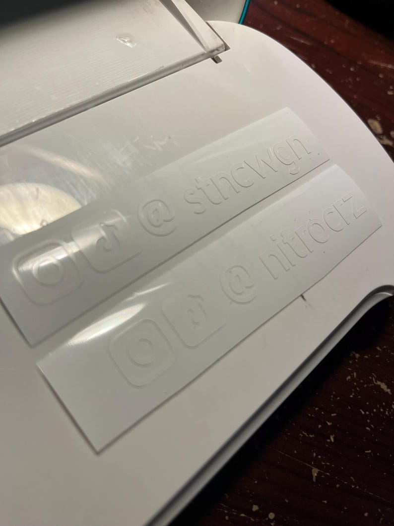 Custom Username Vinyl Decal - Etsy