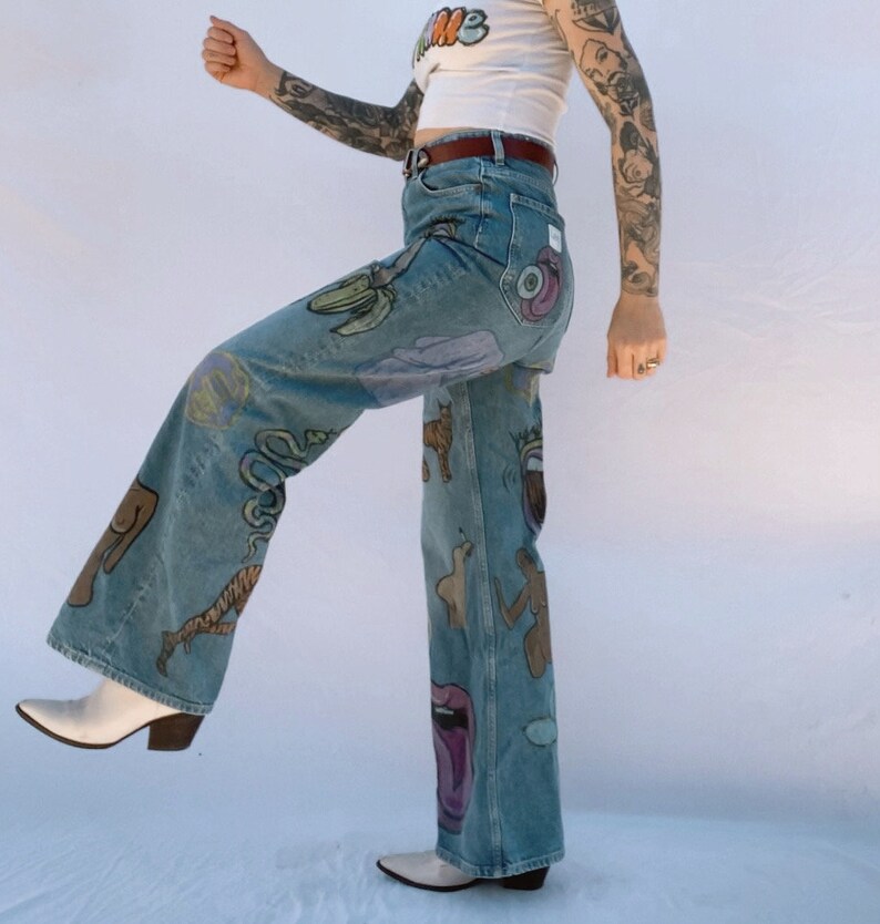 Doodle Pants 02 - Etsy