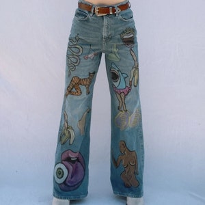 Doodle Pants 02 - Etsy