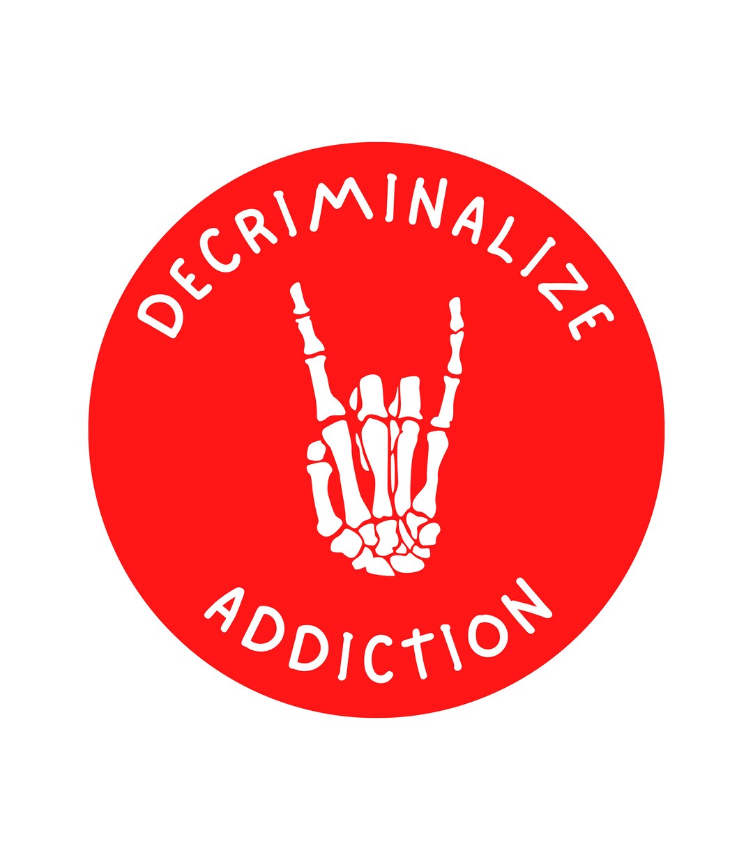 Decriminalize Addiction Sticker - Etsy