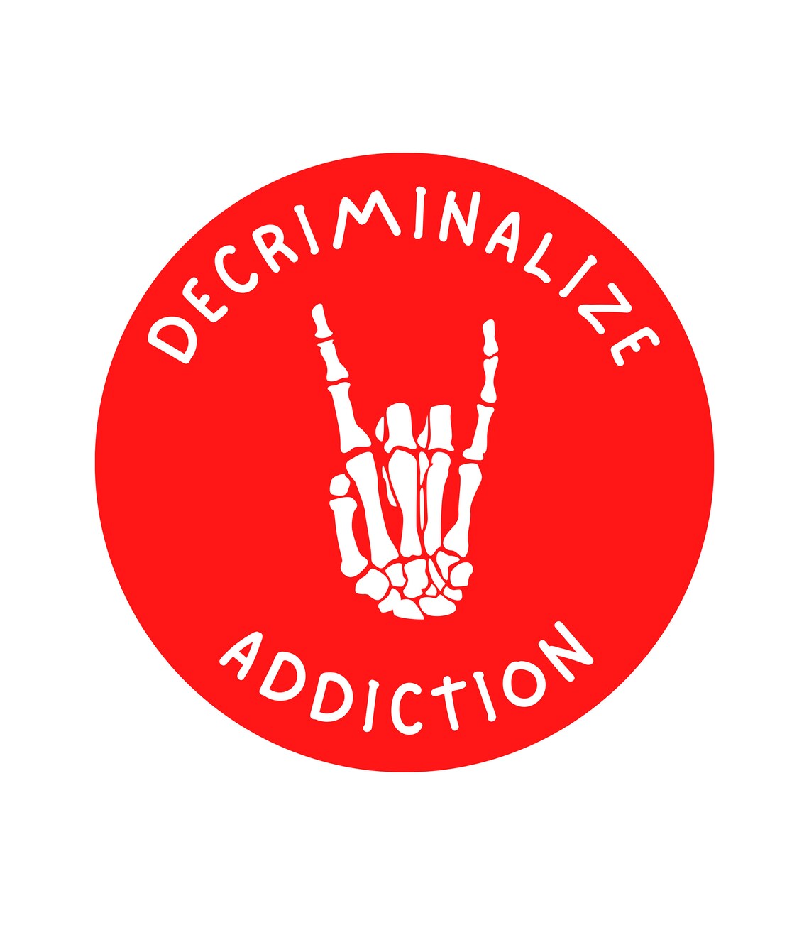 Decriminalize Addiction Sticker - Etsy