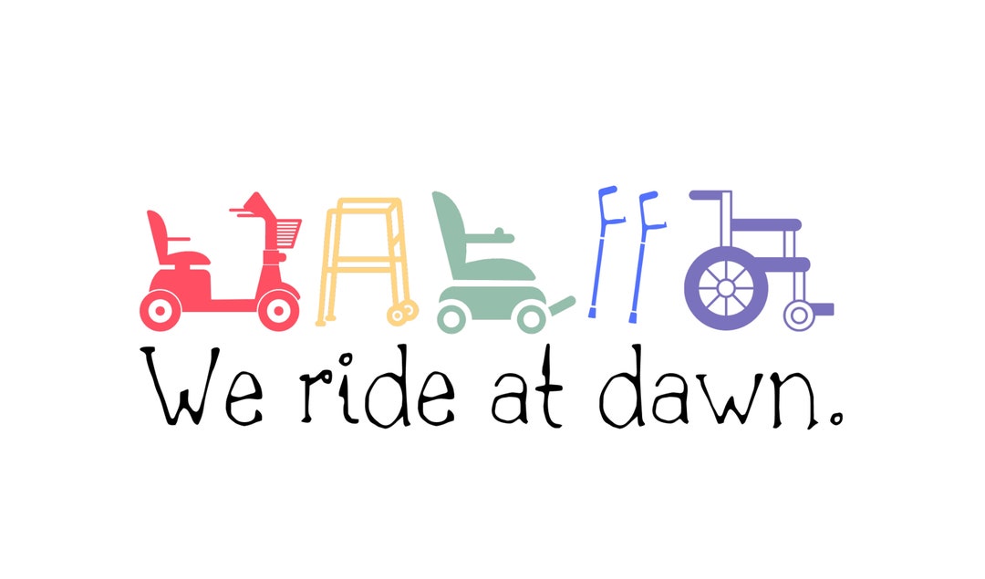 We Ride at Dawn Car Decal - Etsy