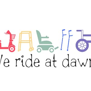We Ride at Dawn Car Decal - Etsy