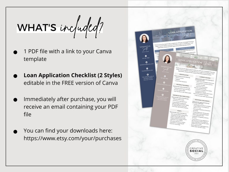 Mortgage Loan Application Checklist | Mortgage Broker, Loan Officer ...