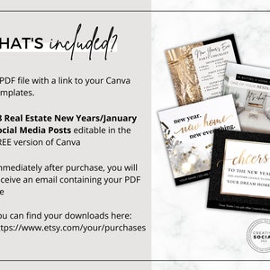 18 Real Estate NEW YEARS & January Social Media Posts | Realtor ...