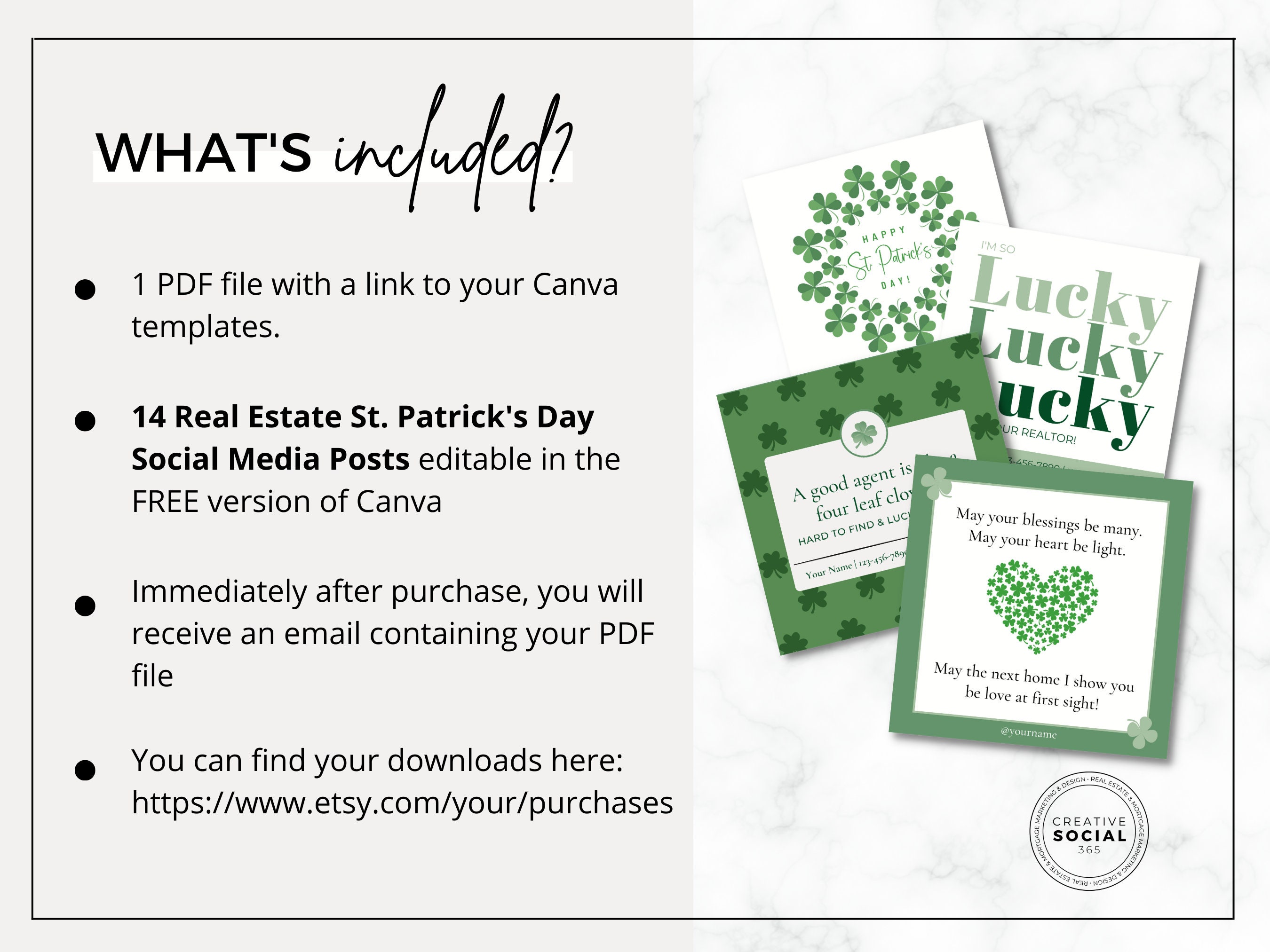 14 ST PATRICK'S DAY Real Estate & Realtor Social Media Posts | Realtor ...