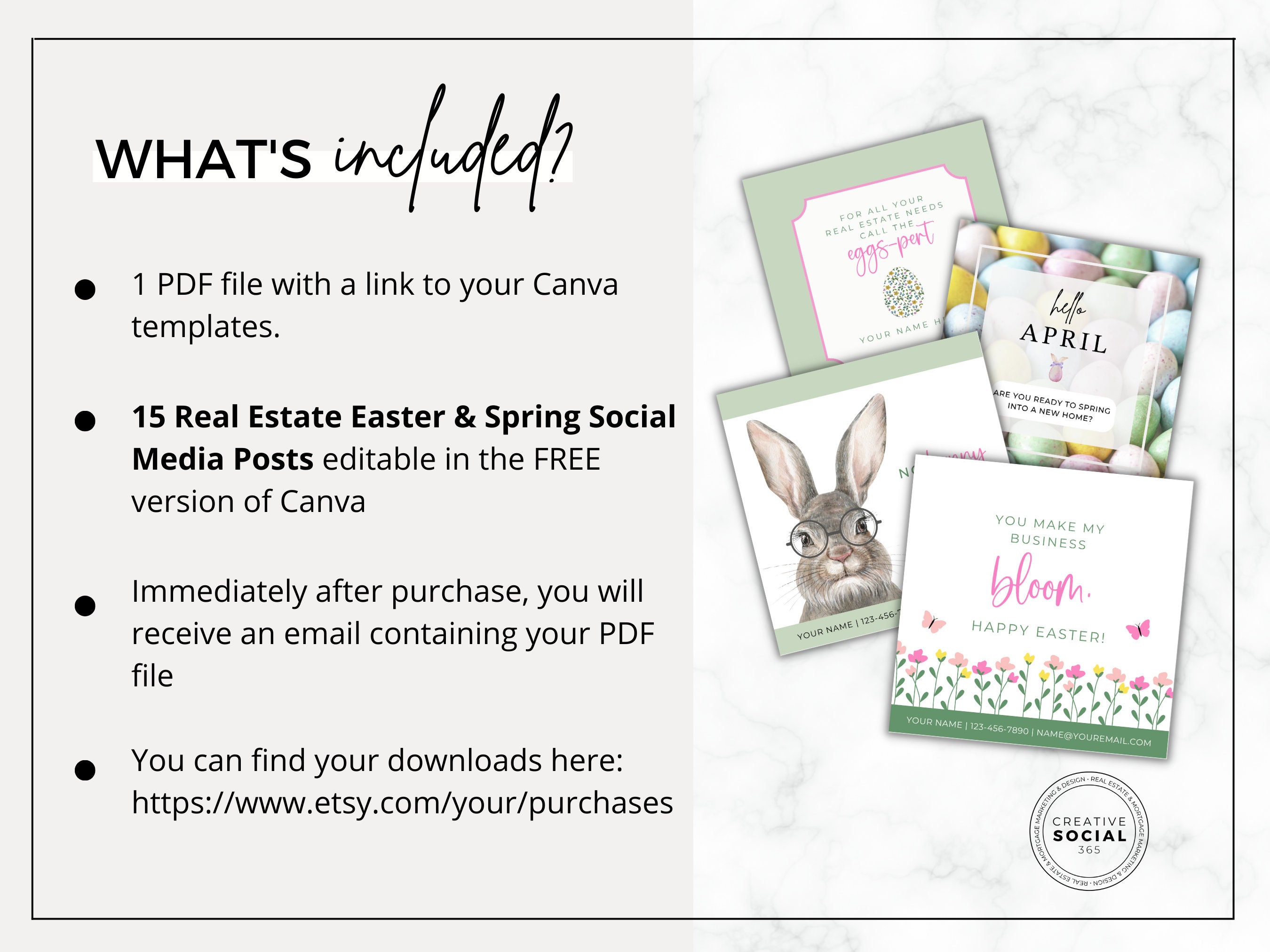 15 EASTER & SPRING Real Estate Social Media Posts | Real Estate Agent ...