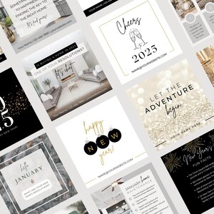 18 Real Estate NEW YEARS & January Social Media Posts | Realtor ...