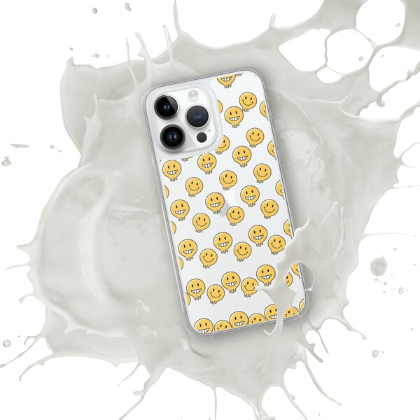 Preppy Smiley Phone Case - Etsy