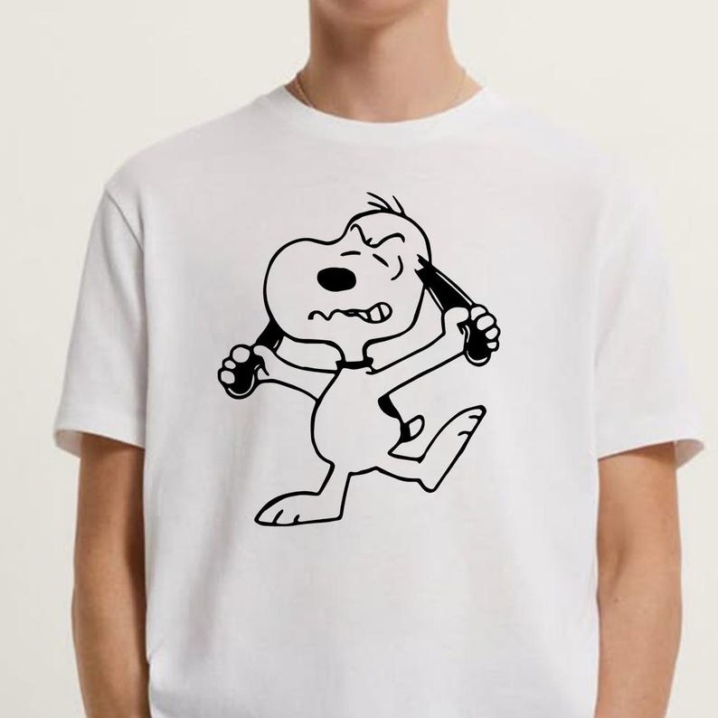 Paquete SVG de Snoopy y Charlie Brown, lindo perro cómico retro ...