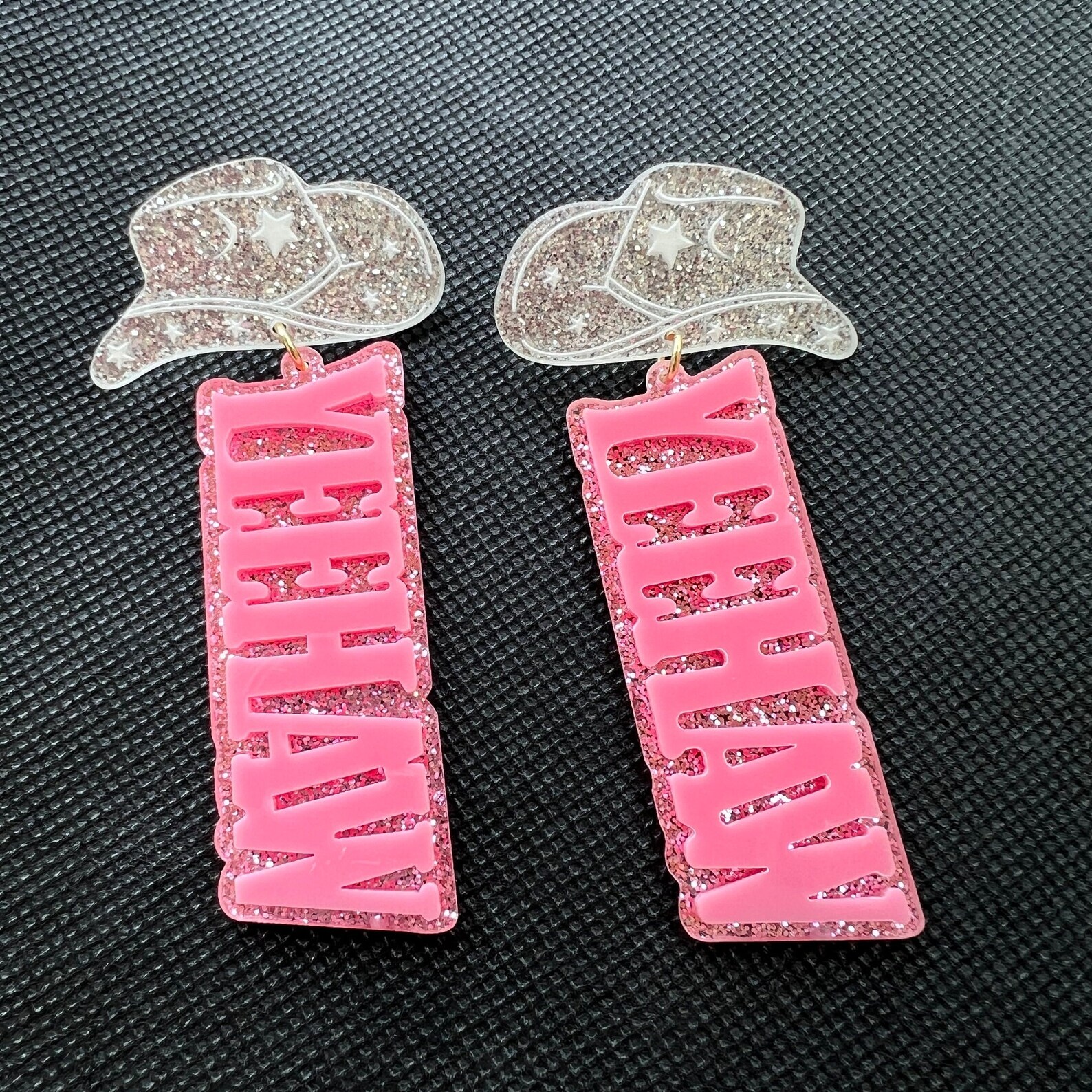 Yee Haw Glitter Earrings, Nashville Outfit, Bachelorette Party Outfit ...