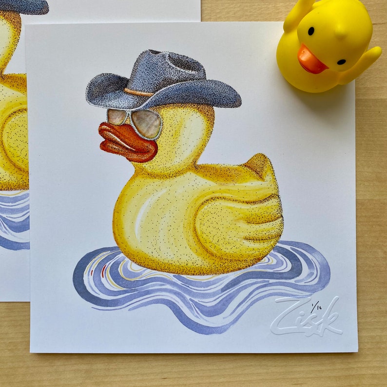 Cowboy Duck - Etsy