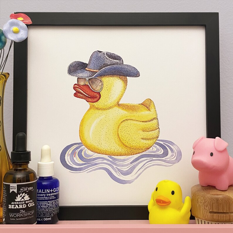 Cowboy Duck - Etsy