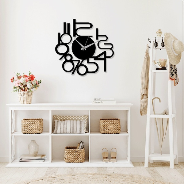 Laser Cut Design Clock - Etsy