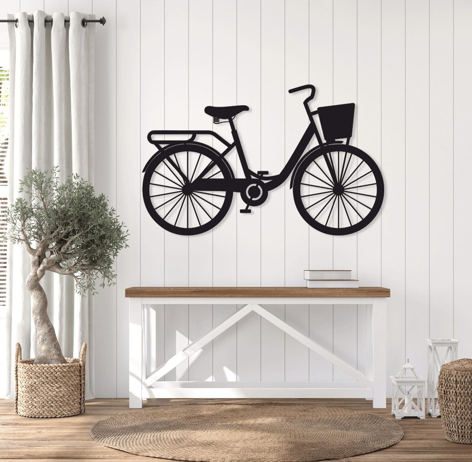 Bike Bicycle Laser Cut Svg Dxf Files Wall Sticker Engraving Decal ...