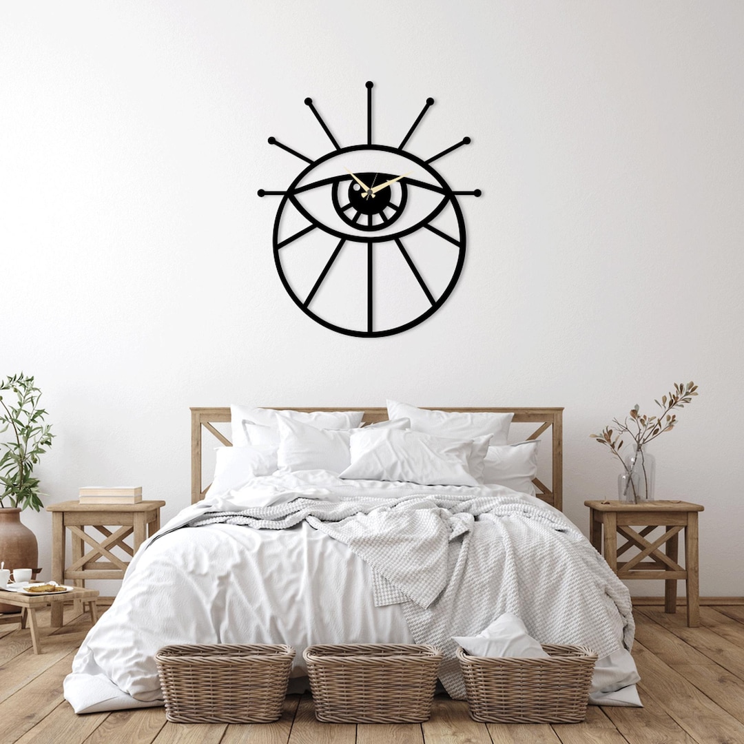 Eye Clock & Watch Laser Cut SVG DXF Files - Wall Art, Engraving ...