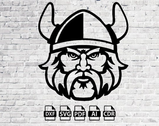 Viking Vikings Laser Cut Svg Dxf Files Wall Sticker Engraving - Etsy UK