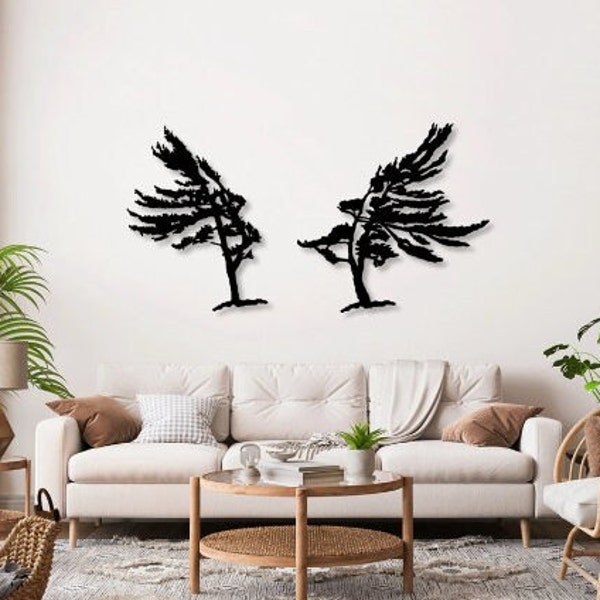 Windswept Tree - Etsy