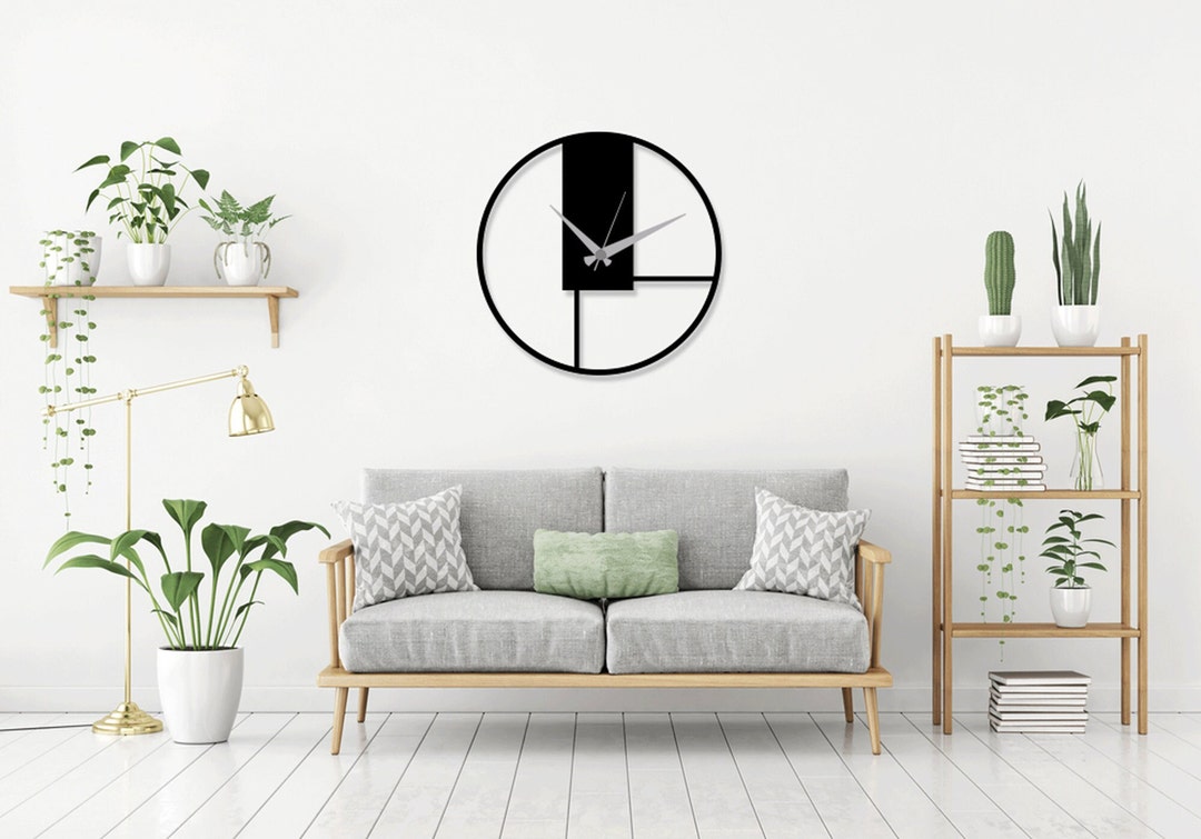 Modern Clock & Watch Laser Cut SVG DXF Files Wall Art, Engraving ...