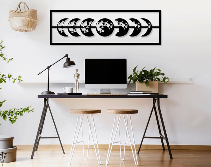 Moon Design Laser Cut Svg Dxf Files Wall Sticker Engraving Decal ...