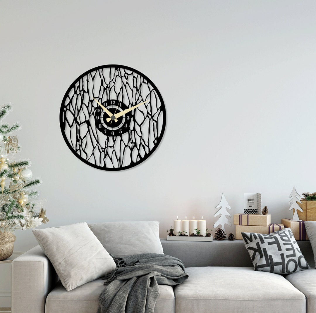 Clock & Watch Laser Cut SVG DXF Files Wall Art, Engraving Template, CNC ...