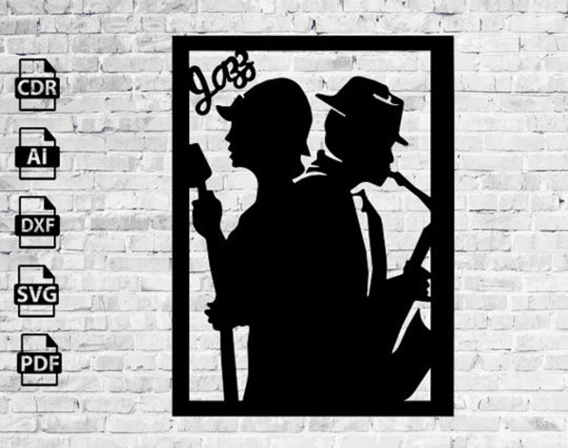 Jazz Music Saxophone Laser Cut Svg Dxf Files Wall Sticker - Etsy