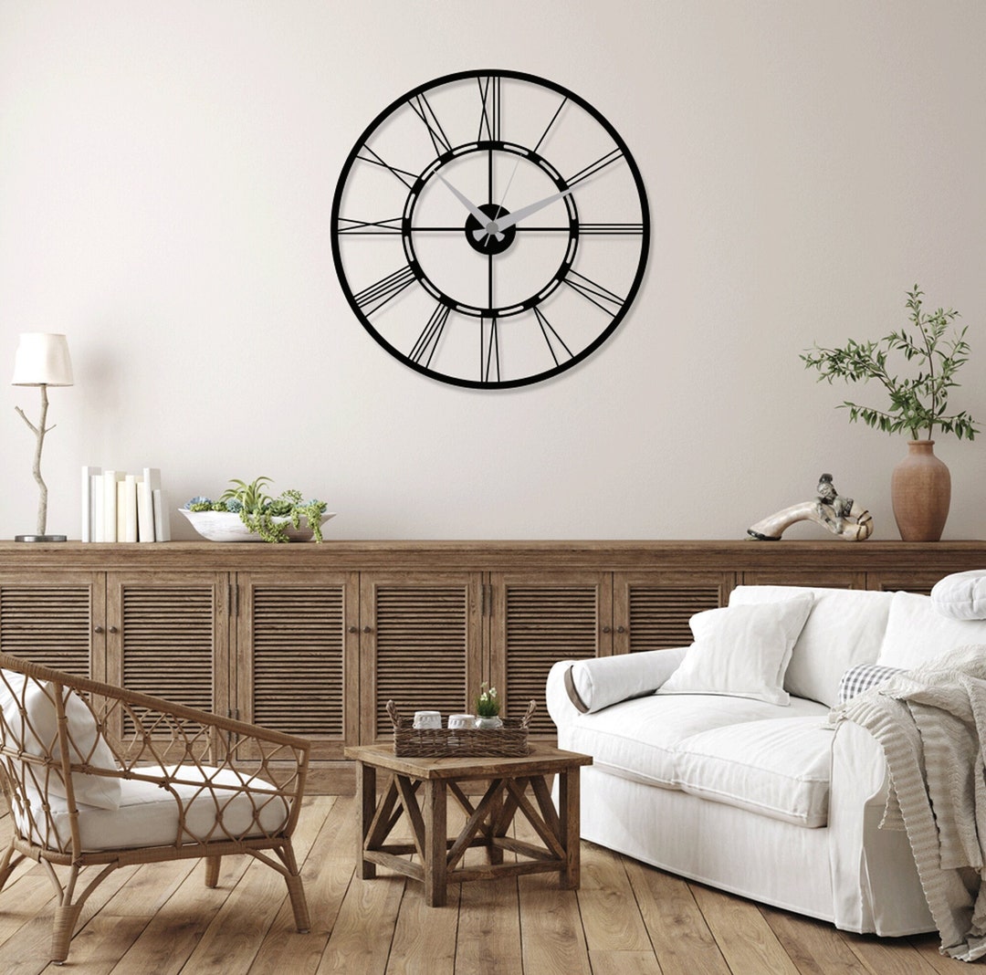 Clock & Watch Laser Cut SVG DXF Files Wall Art, Engraving Template, CNC ...